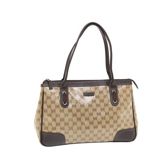 Gucci | Bags | Gucci Iconic Canvas Shoulder Bag With Distinctive Color ...